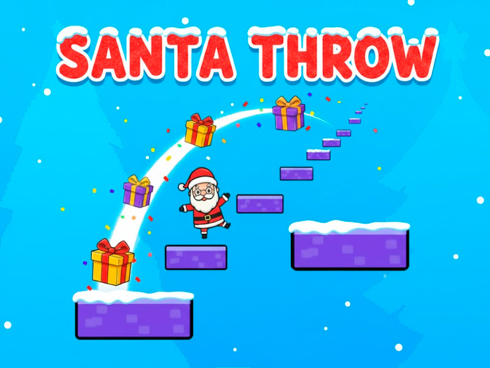 Santa Throw 🕹️ 在线游玩于Sgames