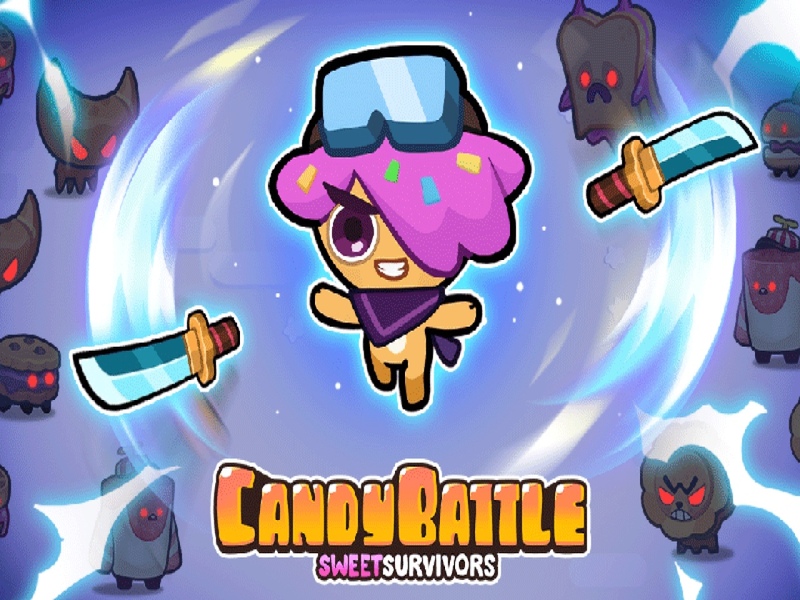 Candy Battle: Sweet Survivors 🕹️ 在线游玩于Sgames