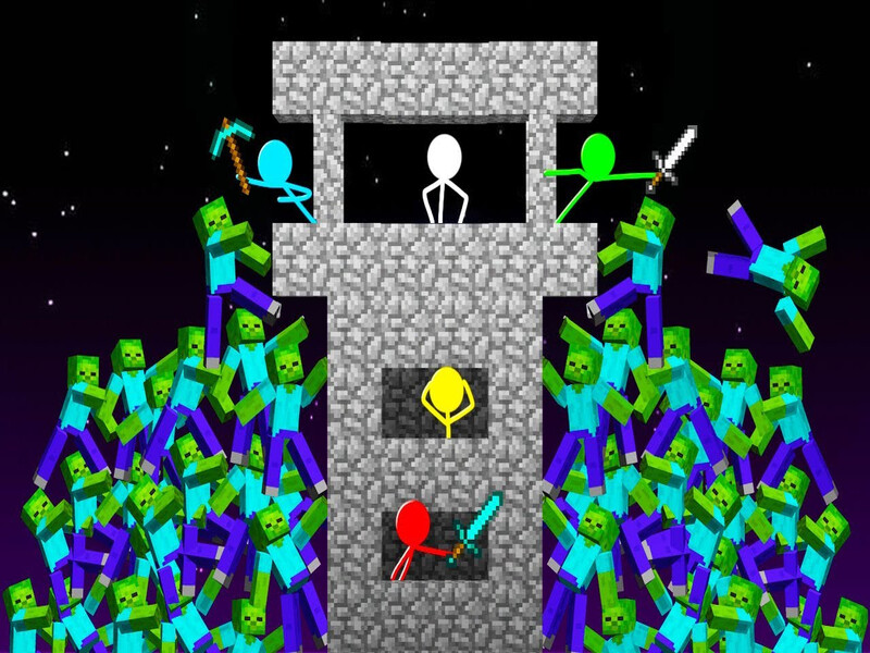 Stickman vs Zombies: Epic Fight 🕹️ 在线游玩于Sgames